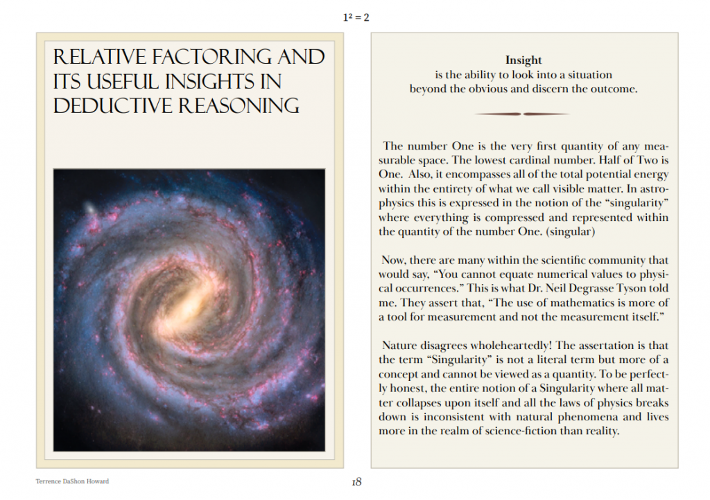 Periodic Vortex – Terrence Howard : One Times One Equals Two